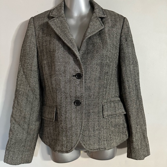 J. Crew Factory | Jackets & Coats | J Crew Factory Gray Blazer Elegant ...